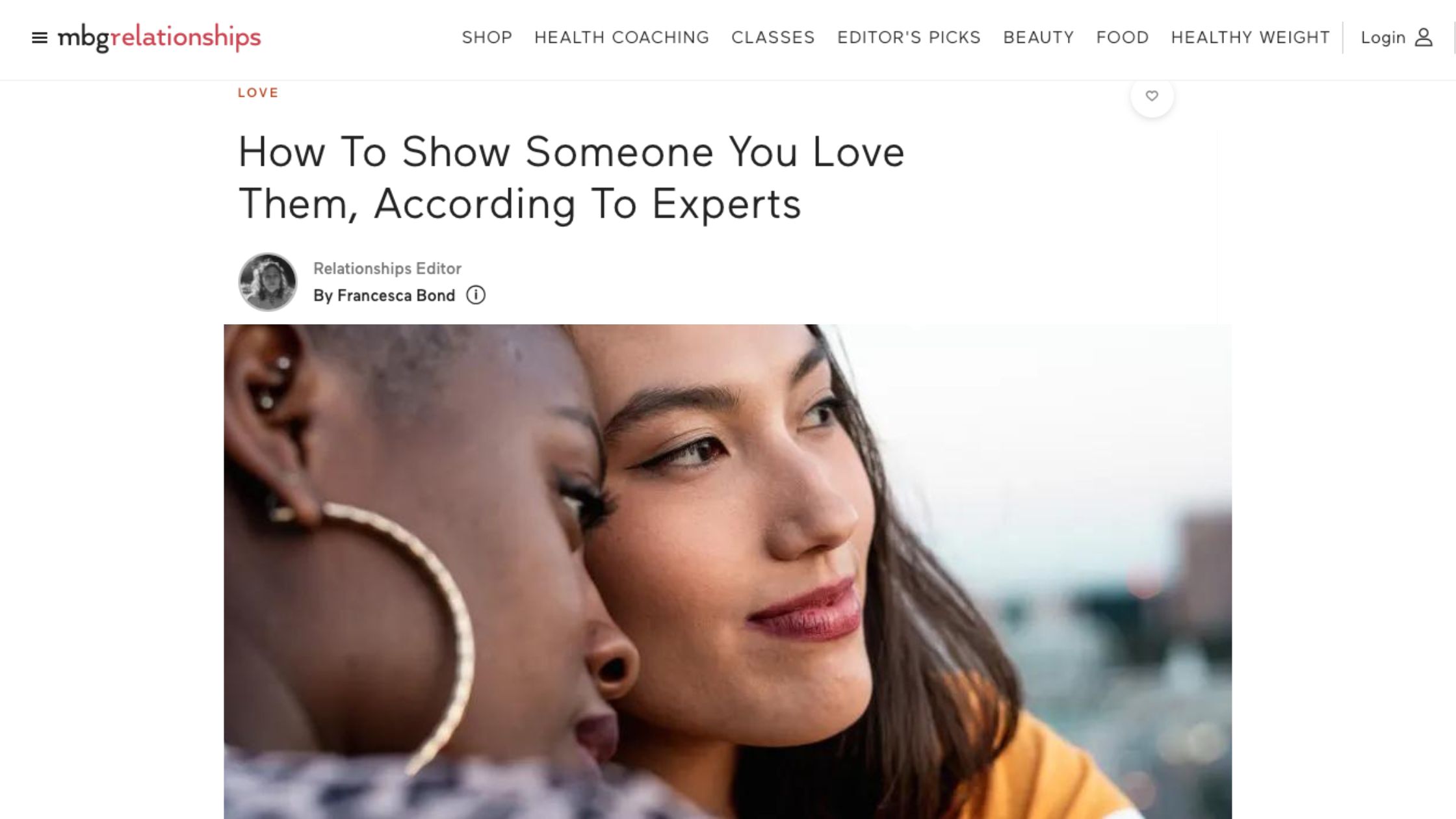 How To Show Someone You Love Them, According To Experts - As Seen In ...